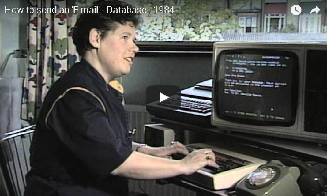 How to send an e-mail in 1984 - Vintage overdose | Ma-No Tech News ...