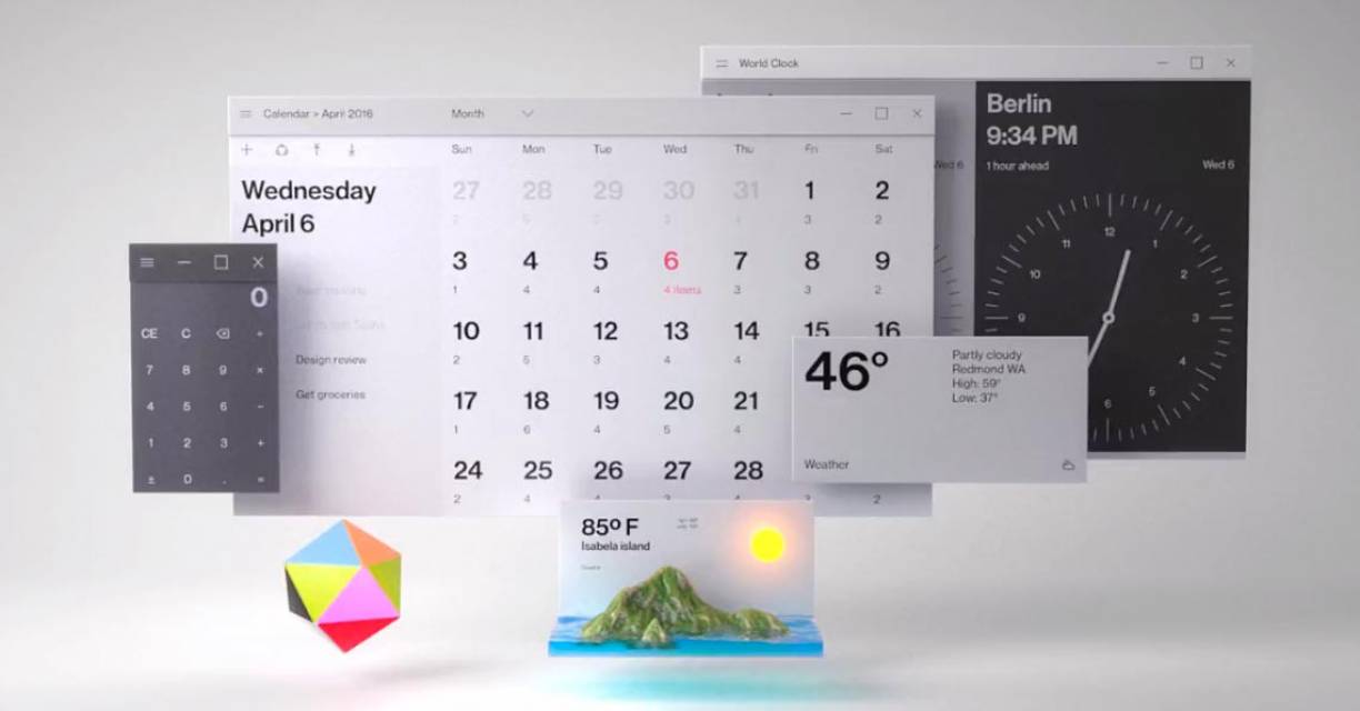 Microsoft Fluent Design, se estrena la nueva interfaz de windows ...