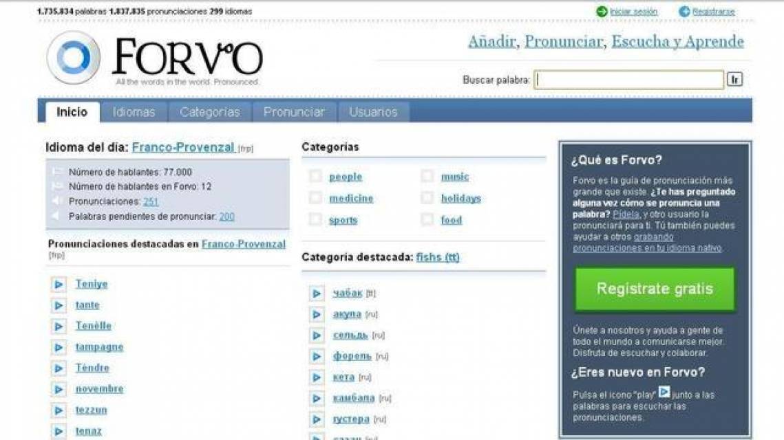 Forvo, la «Wikipedia de las pronunciaciones» | Noticias de Diseño y ...