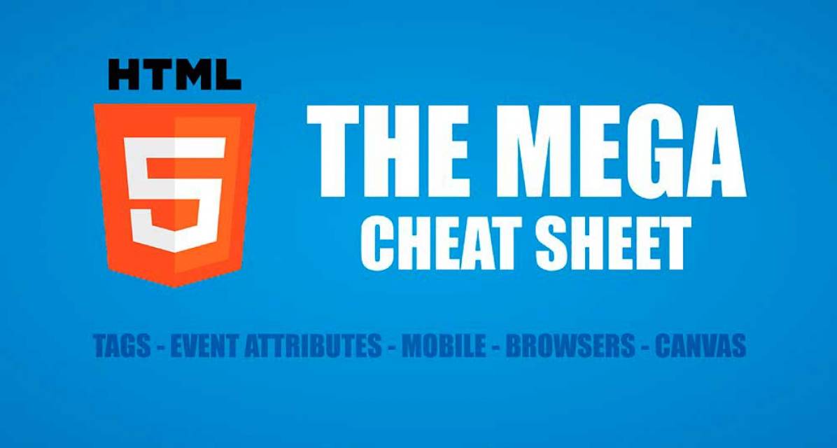 Html5 Cheatsheet Ma No Tech News And Analysis Javascript Angular React Vue Php