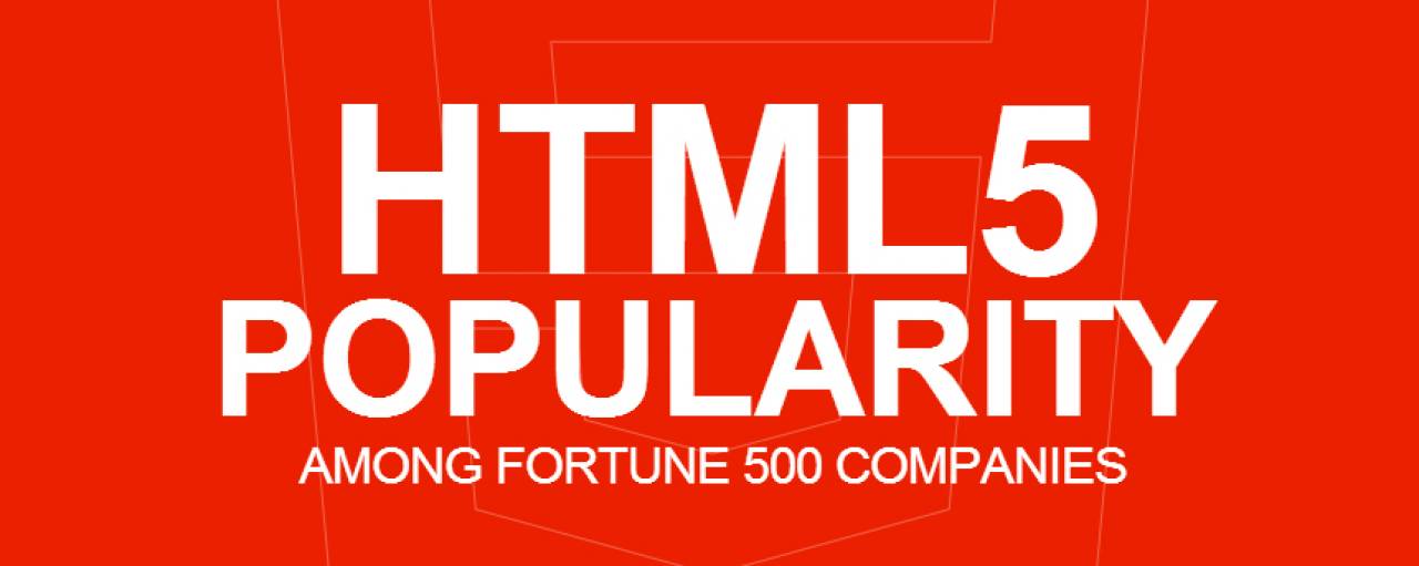 HTML5 Popularity Among Fortune 500 Companies | Ma-No Tech News & Analysis, javascript, angular ...