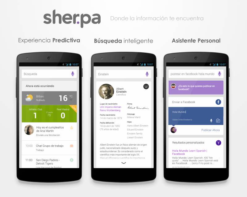 Sherpa Next sfida Siri e Google Now | Notizie di Disegno e Sviluppo Web ...